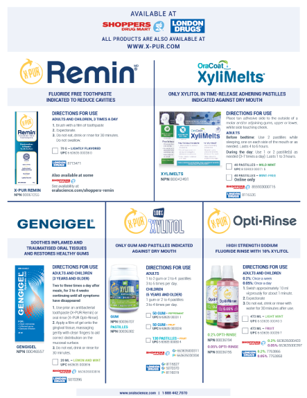 Pads & Samples | Oral Science